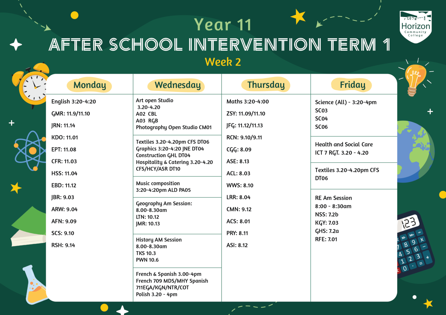 Parents’ Hub – Duplicate – [#1155] - Horizon Community College